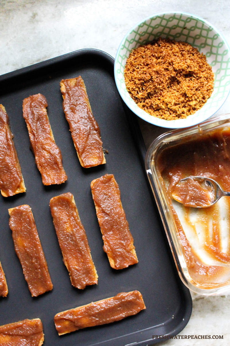 Caramel Coconut Candy Bars - Fresh Water Peaches