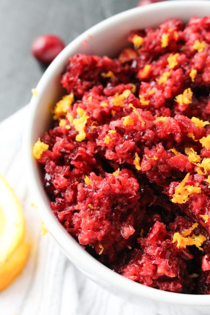 Easy Cranberry Relish Recipe (Paleo) - Paleo & Low Sugar - Fresh Water ...
