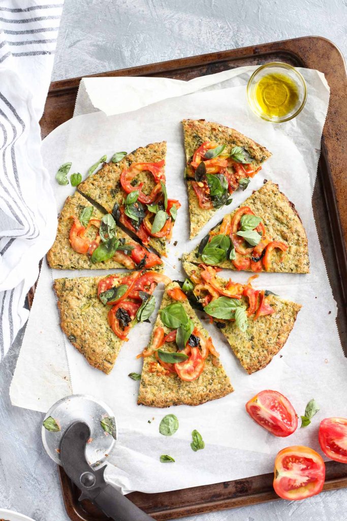 Gluten-Free Broccoli Pizza Crust - Vegetarian - Fresh Water Peaches