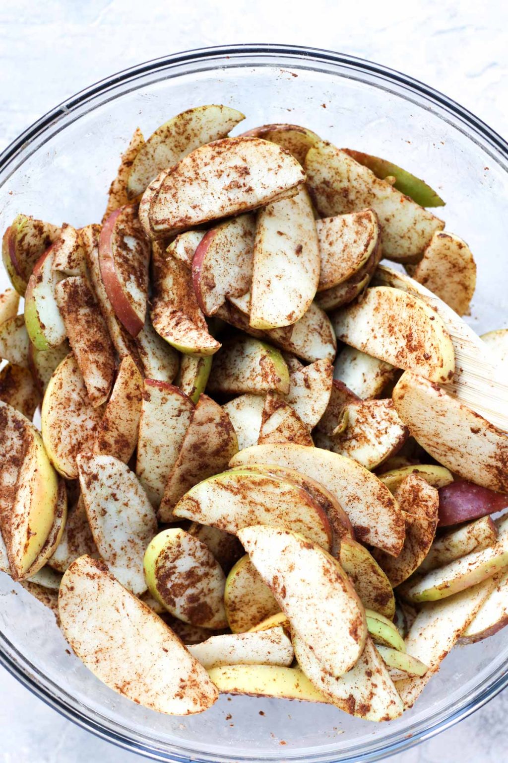 Healthy Baked Apple Cinnamon Slices - Fresh Water Peaches