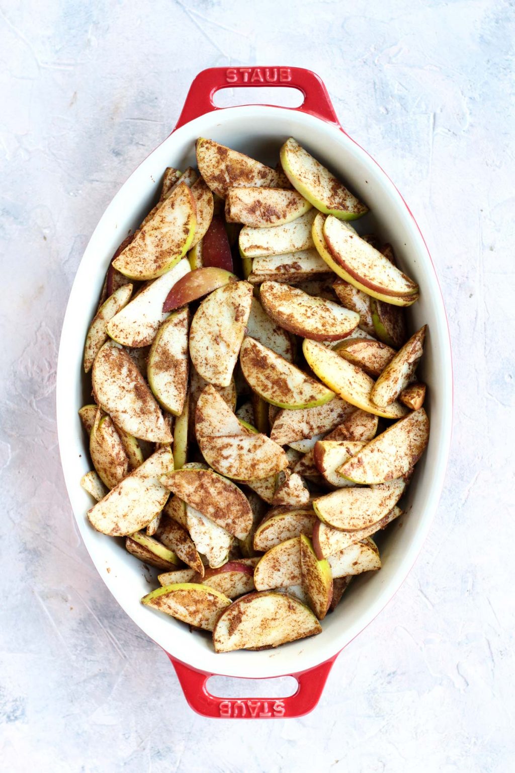 Healthy Baked Apple Cinnamon Slices - Fresh Water Peaches