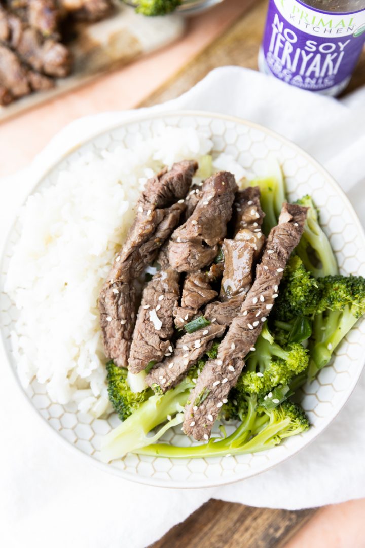 Teriyaki Beef Bowls - Fresh Water Peaches