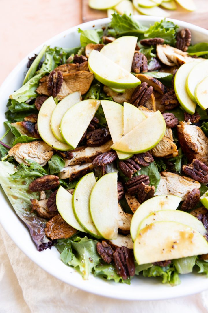 Healthy Green Apple Salad - Fresh Water Peaches