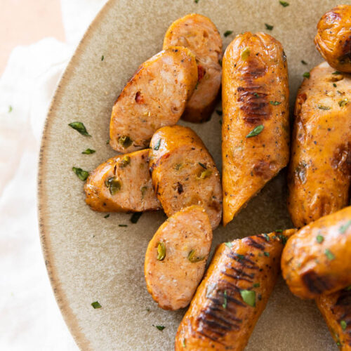 Air Fryer Chicken Sausage