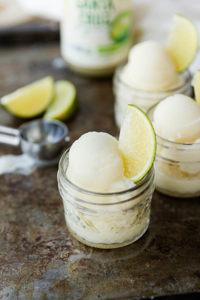 Easy Homemade Lime Sorbet Recipe - Fresh Water Peaches