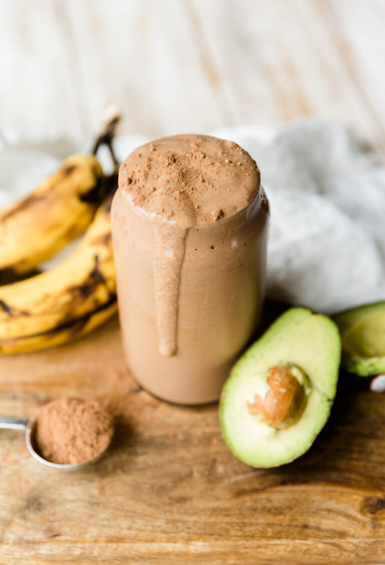 Creamy Chocolate Avocado Protein Shake Recipe - Fresh Water Peaches