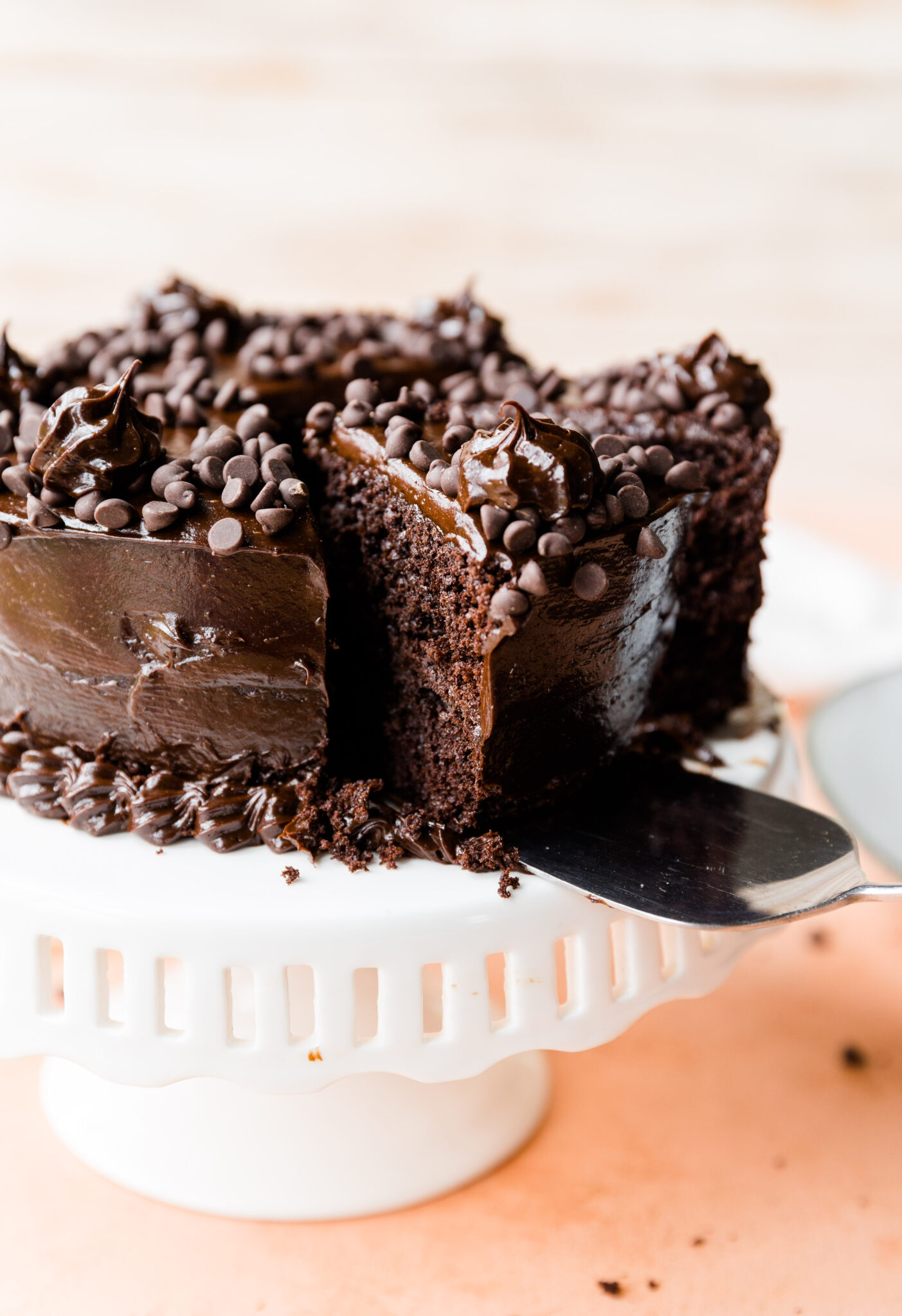 Gluten-Free Chocolate Mayo Cake Recipe - Fresh Water Peaches