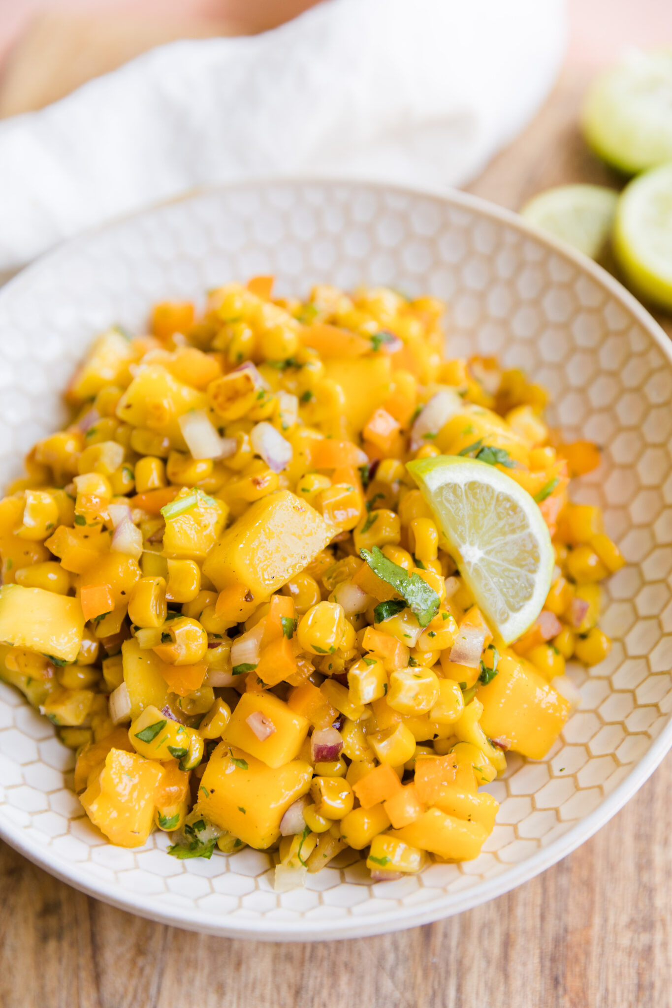 Easy Mango Corn Salsa Recipe - Fresh Water Peaches