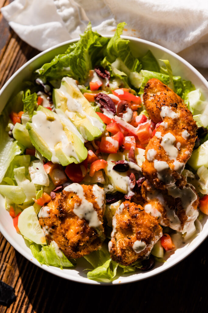Crispy Buffalo Chicken Salad (Gluten-Free & Dairy-Free) - Fresh Water ...