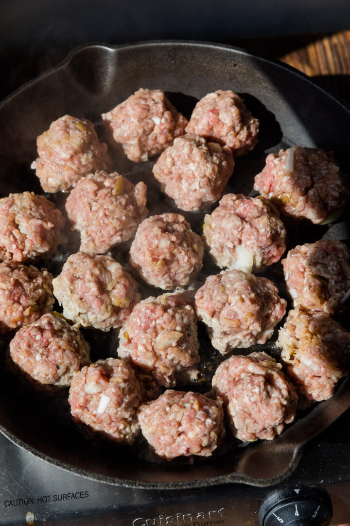 Easy Apple and Herb Meatball Recipe (Paleo & Gluten-Free) - Fresh Water ...